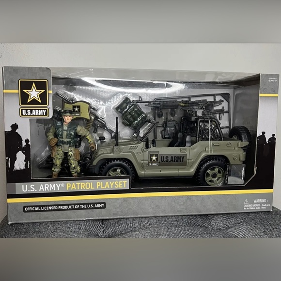 U.S. Army | Toys | Official Us Army Patrol Playset W Action Figure 375 ...